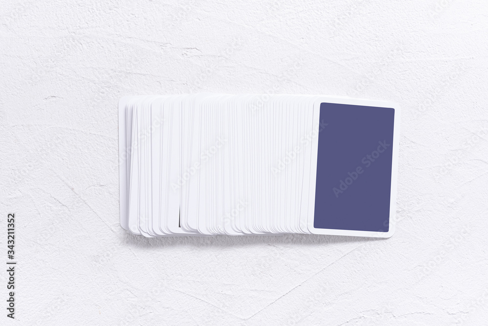 Blank tarot cards with copy space on the white background. Stock Photo ...