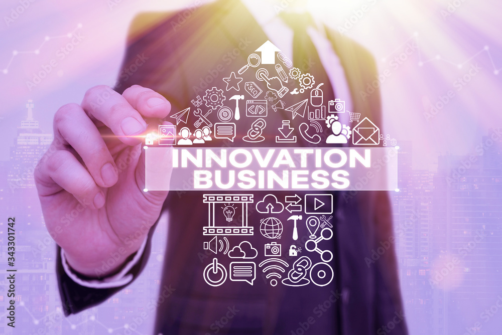Handwriting text Innovation Business. Conceptual photo Introduce New ...