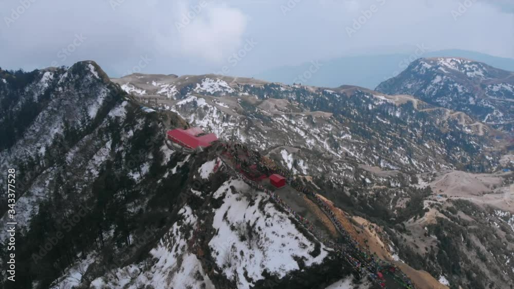 Kalinchowk Bhagwati, a holy shrine of Hindu Goddess above Kuri Village ...