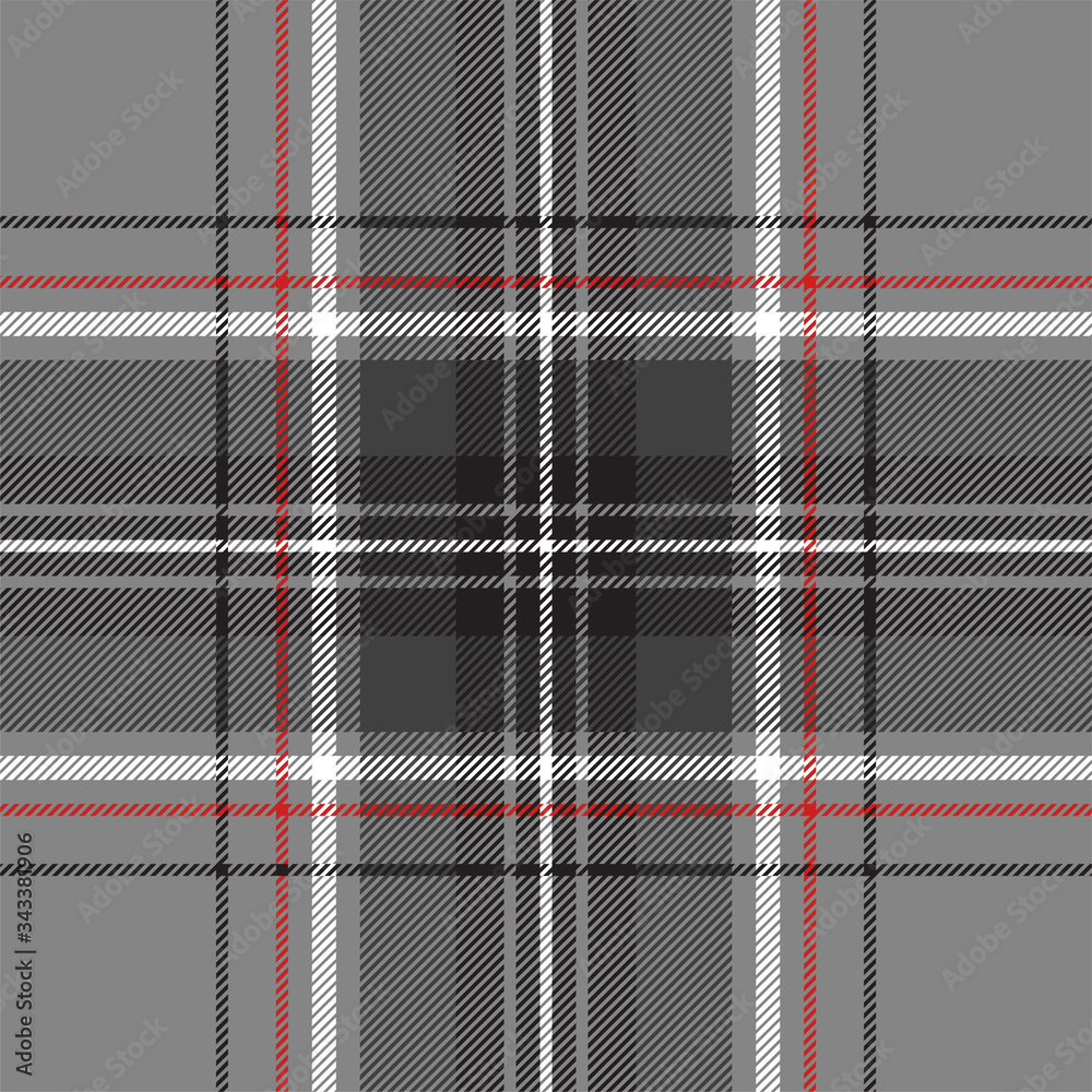 Scotland silver tartan diagonal texture seamless pattern .Vector ...
