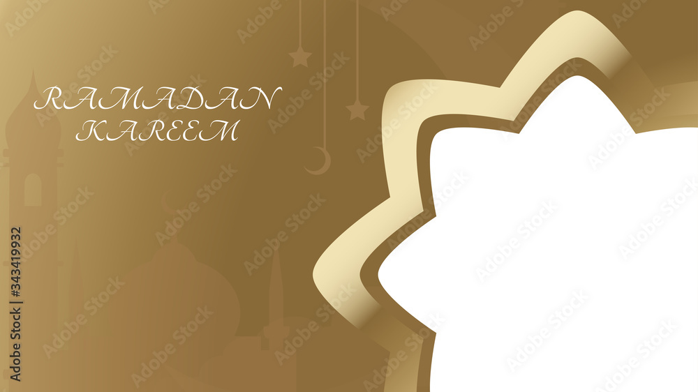 gold islamic background wallpaper vector Stock Vector | Adobe Stock