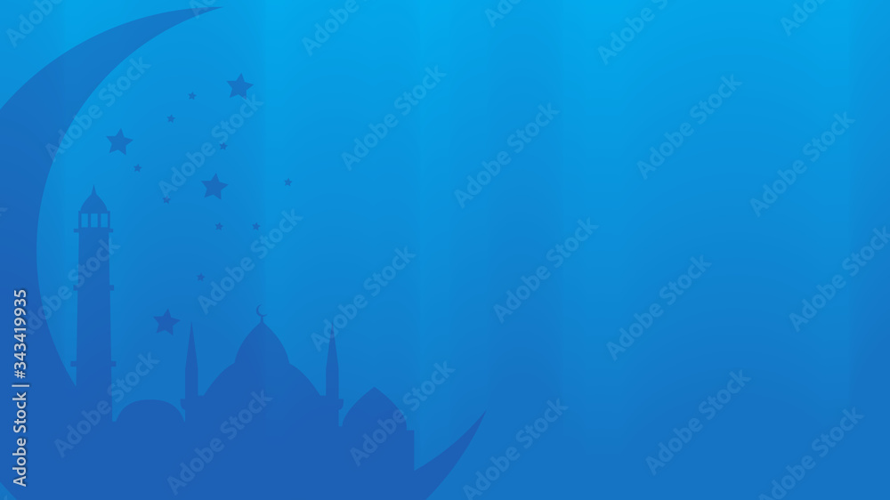blue islamic background wallpaper Stock Vector | Adobe Stock