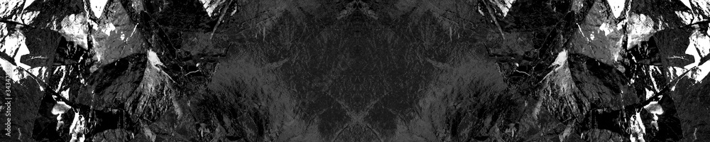 Digital illustration. Dark, textured, abstract grunge, fantasy or sci ...