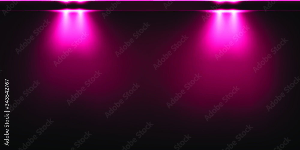 Background with glowing pink Lights. Beautiful banner design with ...