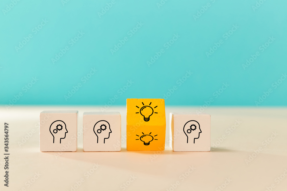 Good idea. Creative thinking, innovation. Brainstorming. Think ...