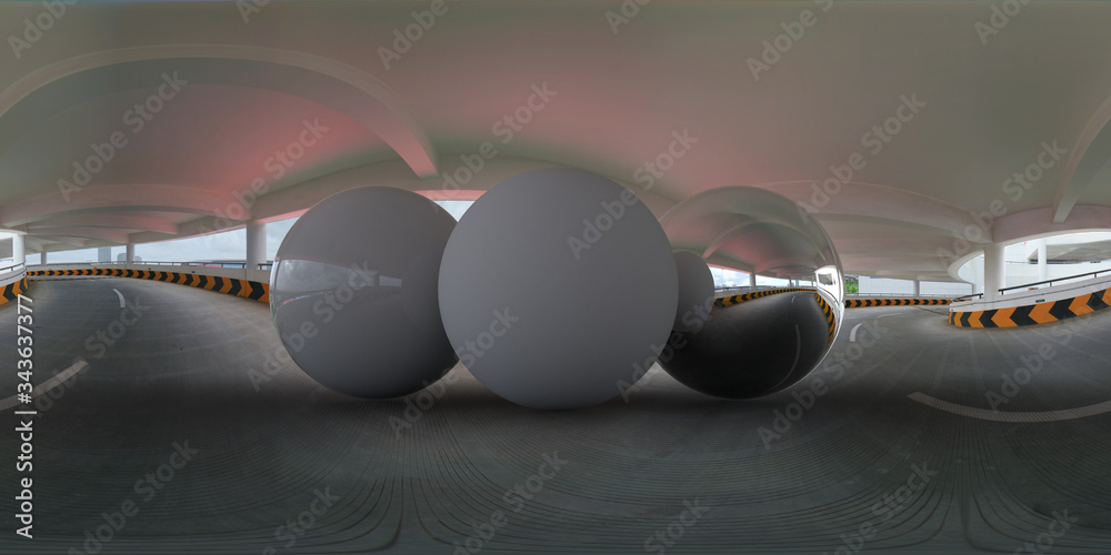 Car park ramp Stock 3D asset | Adobe Stock