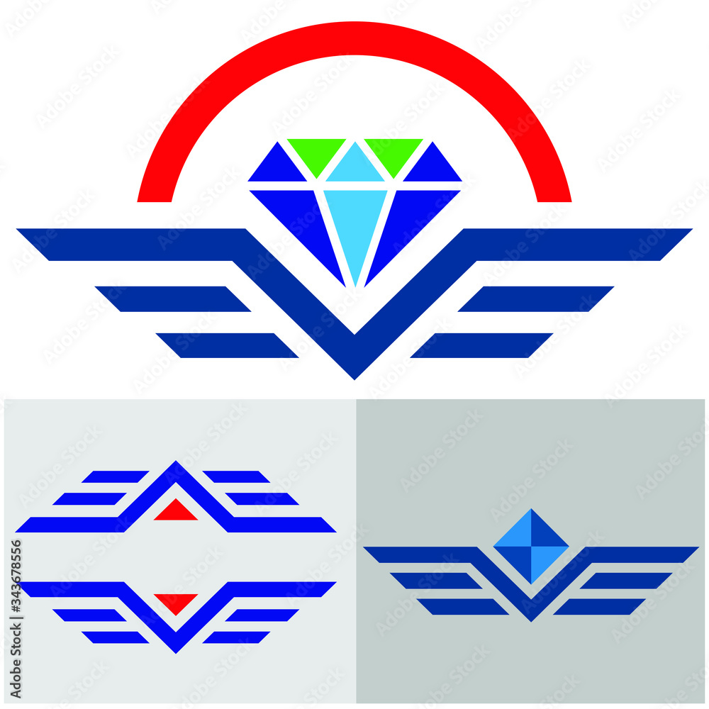 transport service logo design template for cargo and transport ...