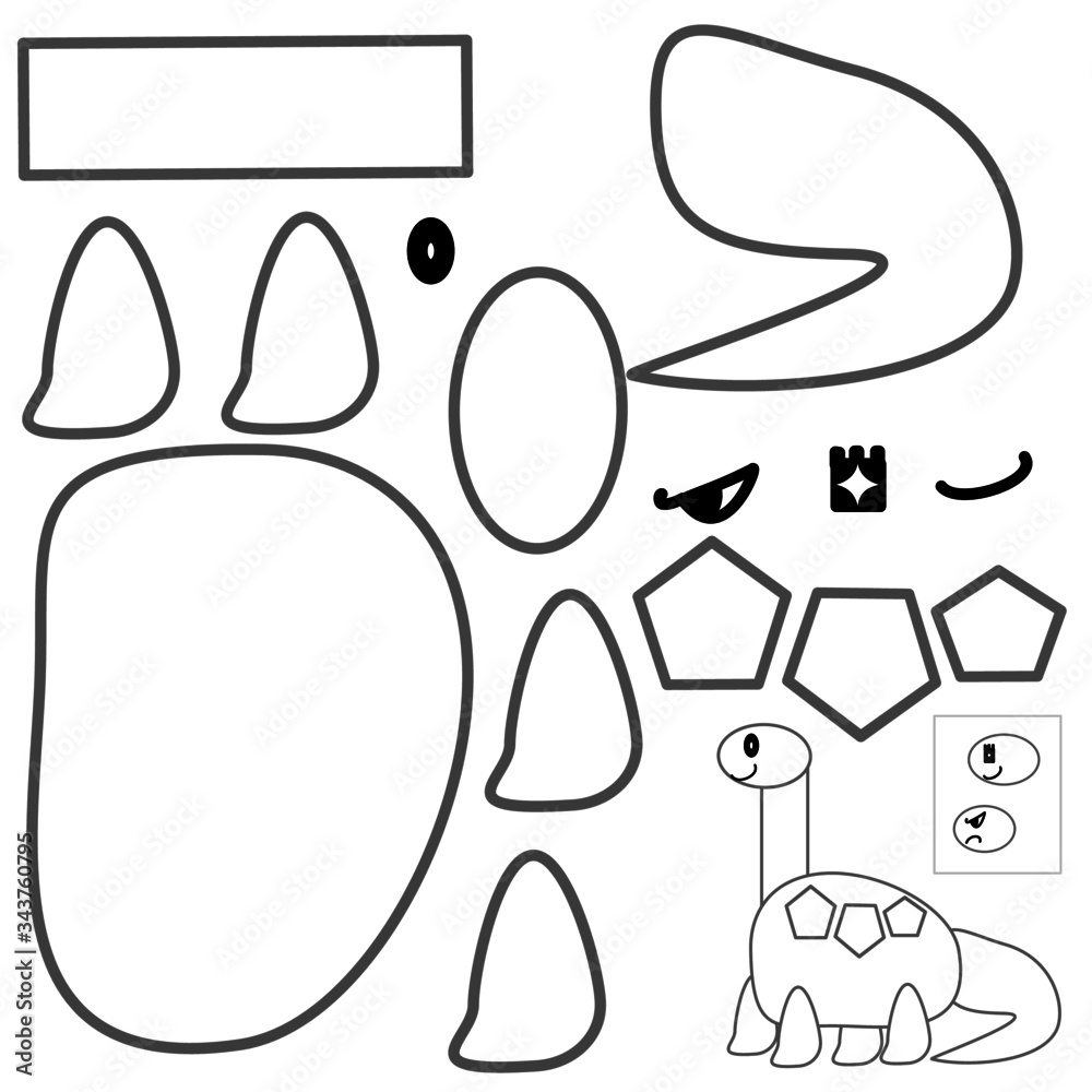 Neosauropoda dinosaur ( sauropod, Diplodocus, Brontosaurus, Apatosaurus ...