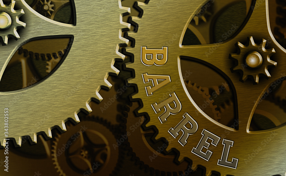 Conceptual hand writing showing Barrel. Concept meaning cylindrical ...