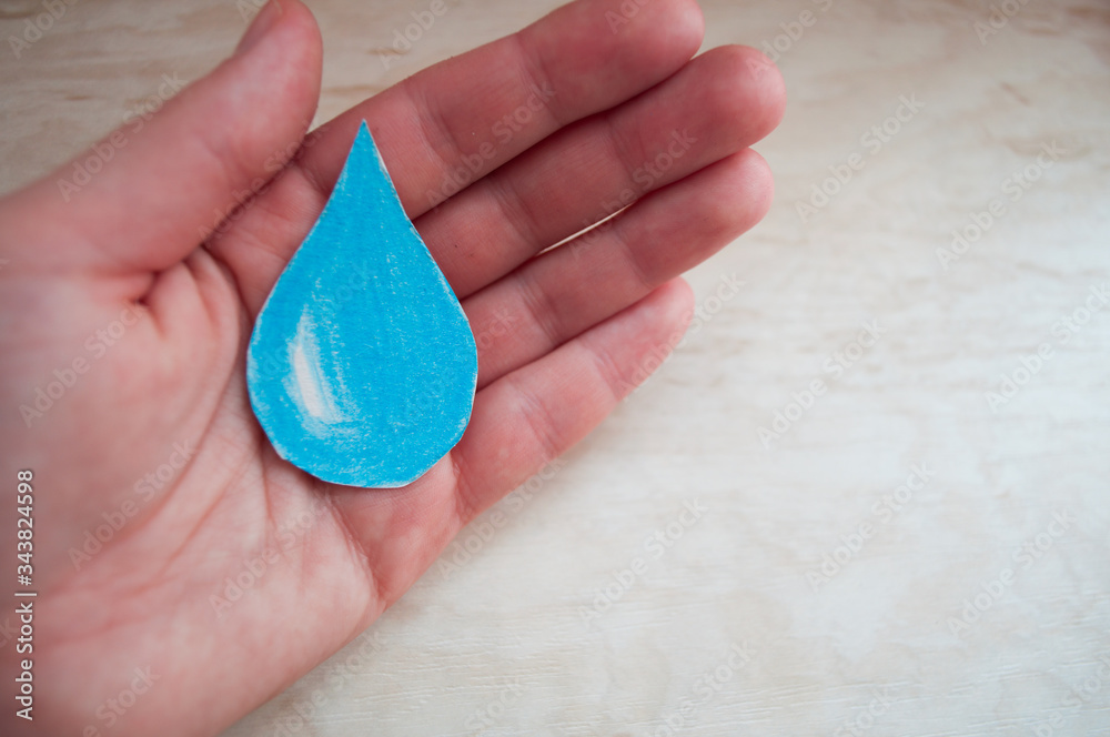 drop of water, World Hand Hygiene Day. clean water and sanitation, hand ...