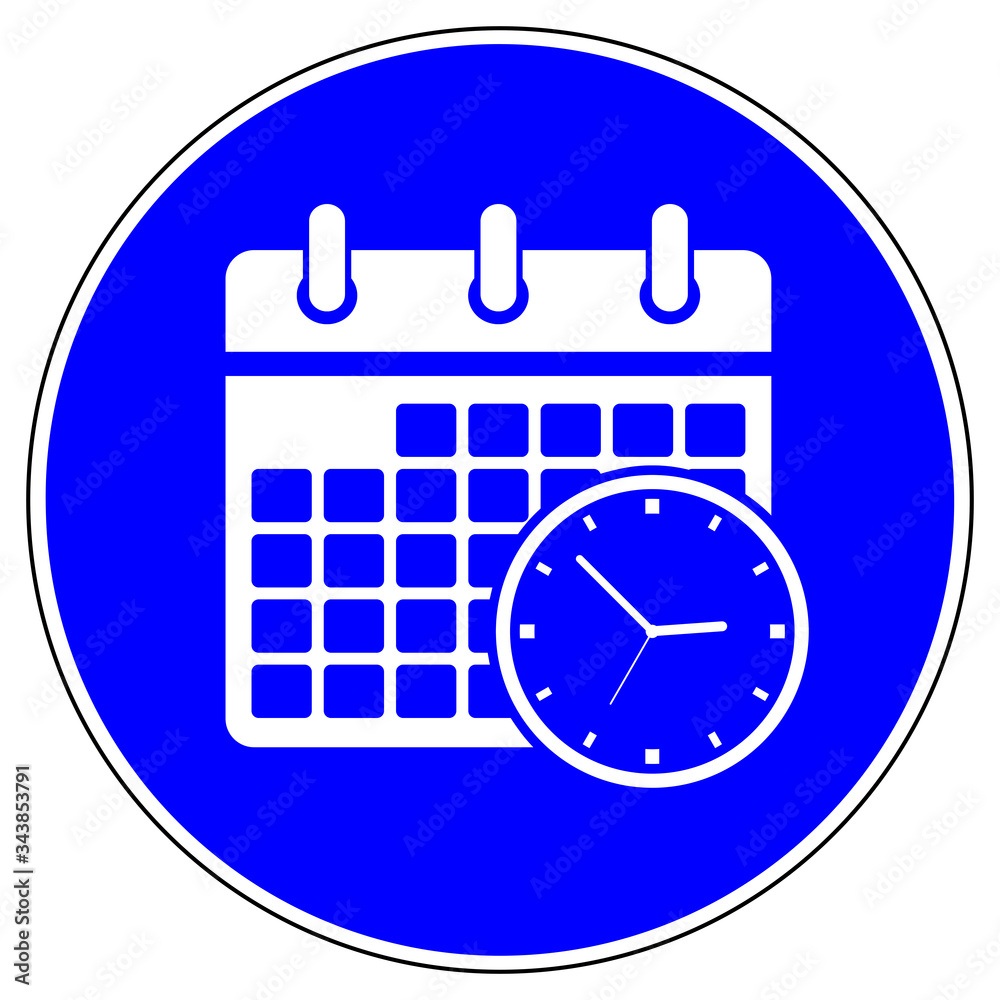 shas619 SignHealthAndSafety shas - german - Gebotszeichen - Termin mit ...