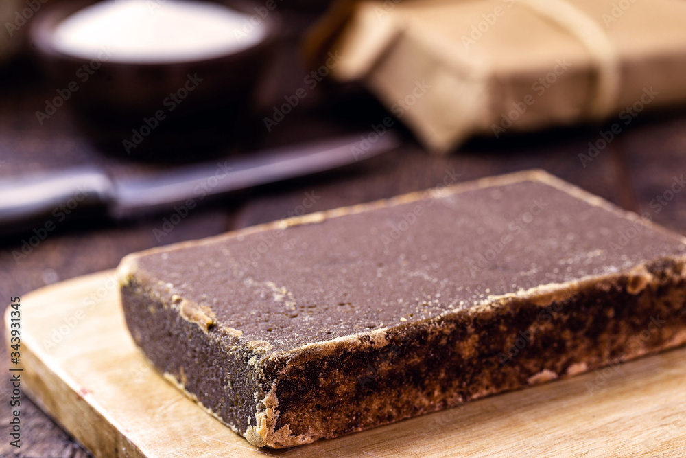 Rapadura is a sugar cane-based sweet, consumed in Brazil made in Ceará ...