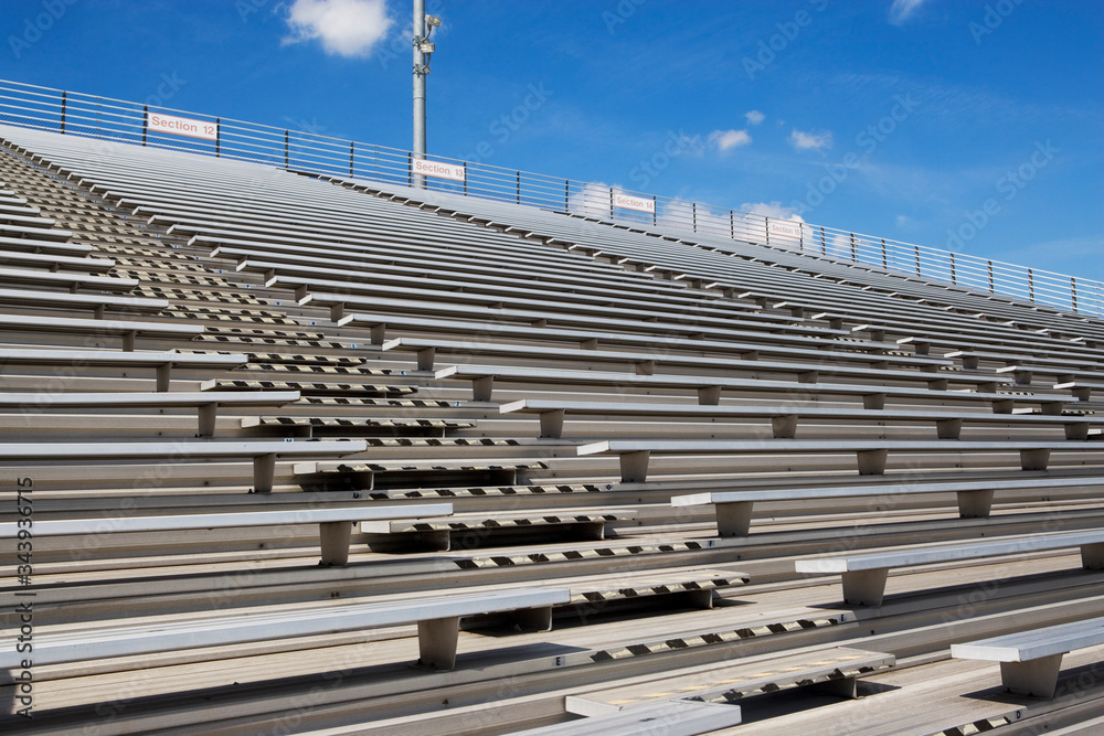 Stadium bleachers Stock Photo | Adobe Stock