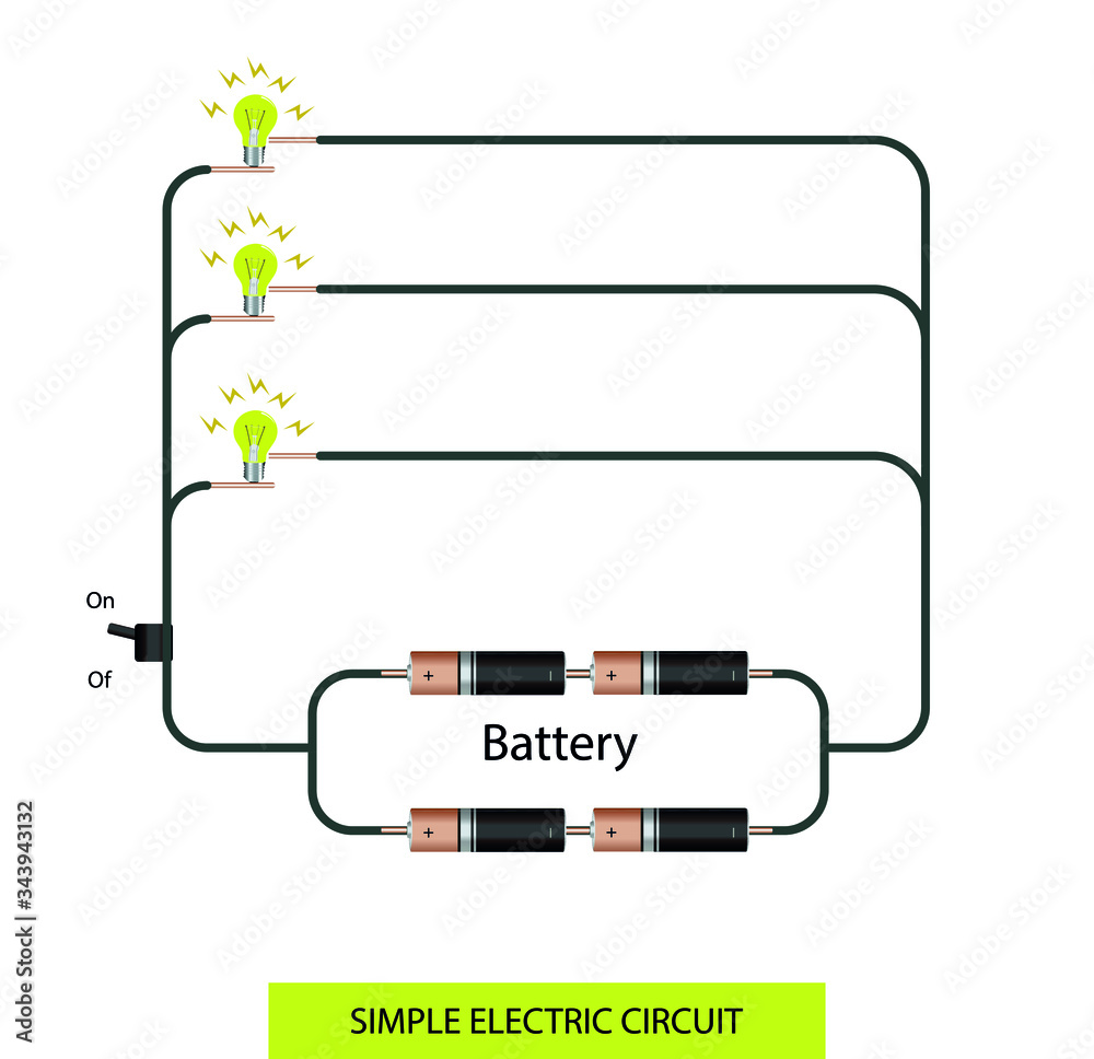 simple electrical circuit. simple electrical circuit diagram. subject ...