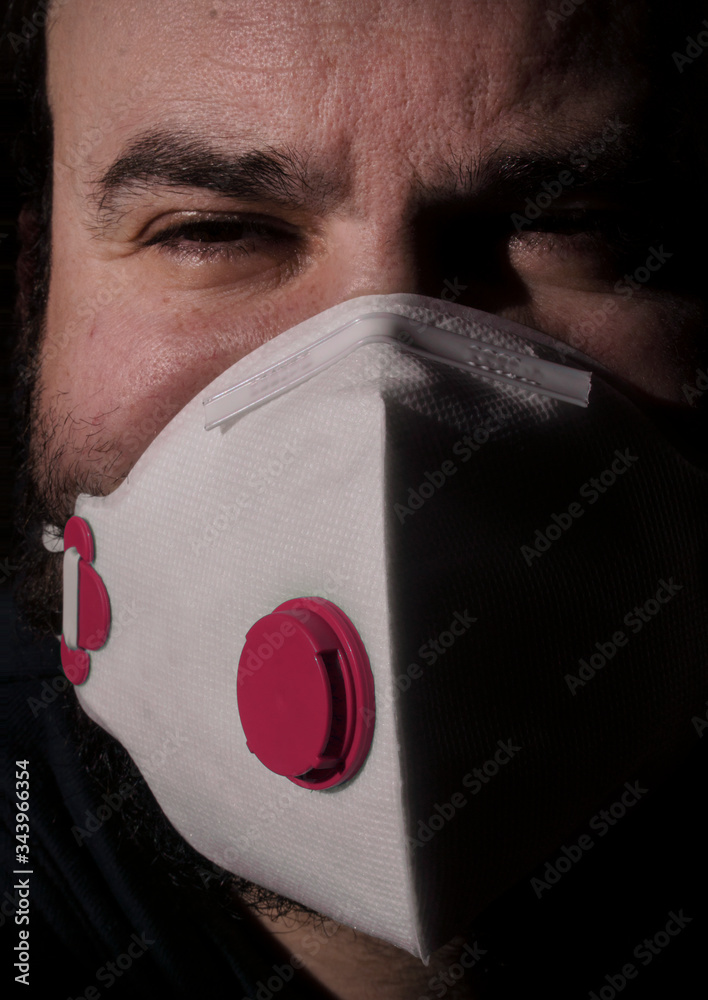 Face masks ffp3 / N95 (personal protective equipment PPE) for pandemic ...