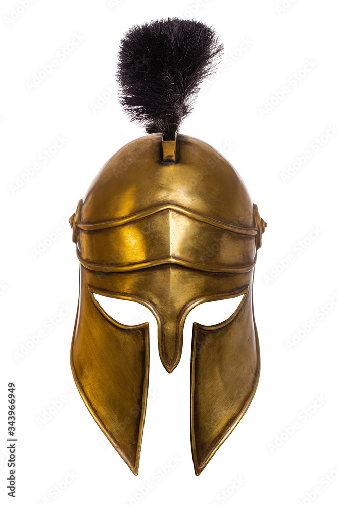 Historical Replica Spartan Warrior Helmet Stock Photo | Adobe Stock