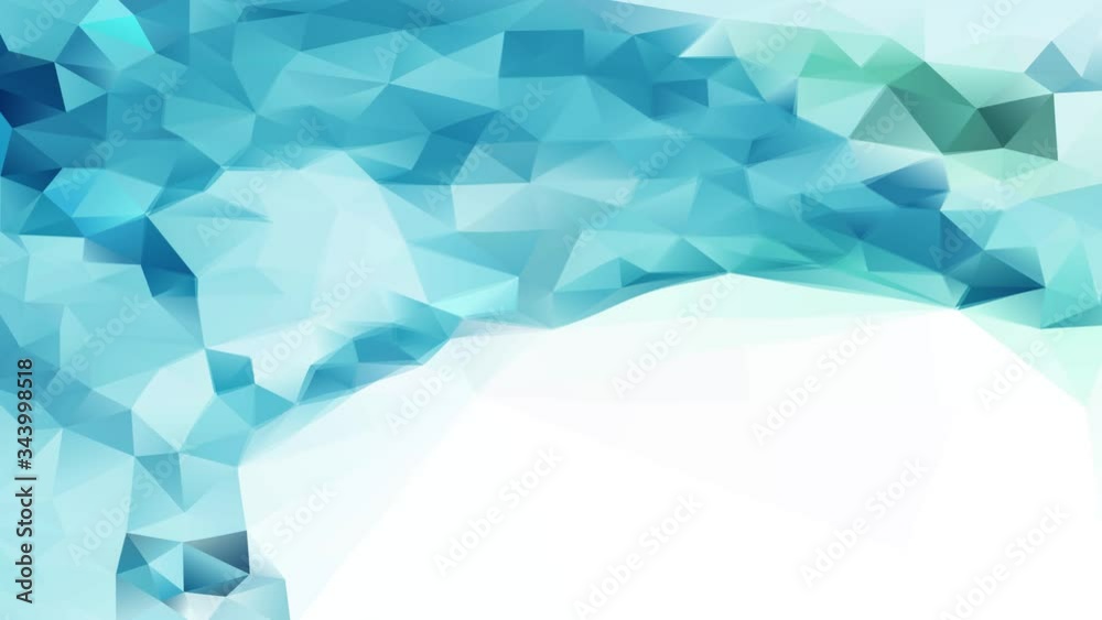 3d triangles pattern creating polygons resembling a frozen ocean moving ...