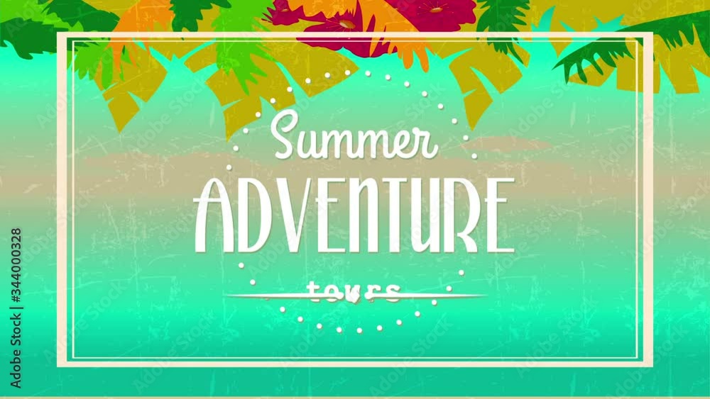 Bounce Spring Scale And Slide Animation Of Travelling Company Design ...