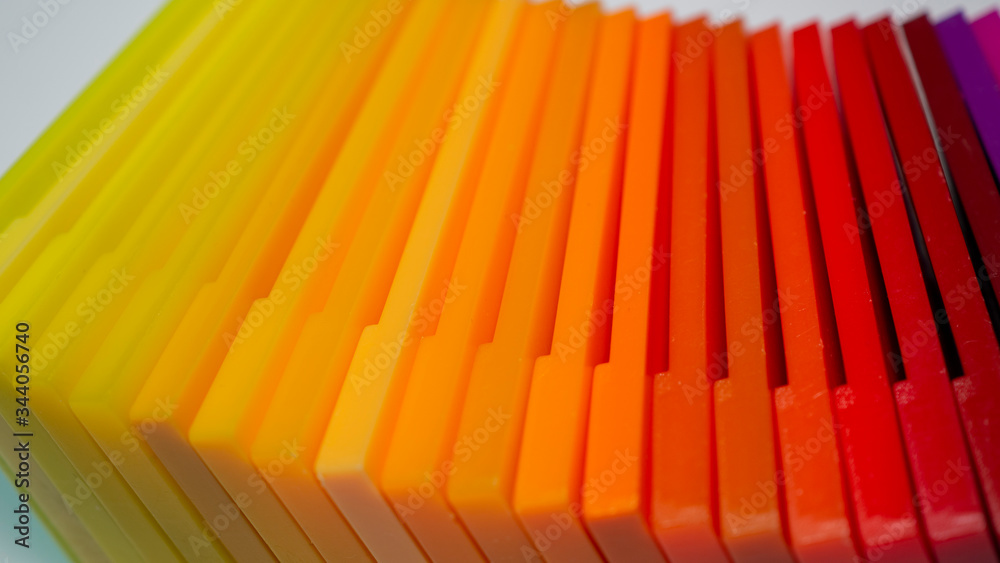 Foto de Plastic color swatches book. Sample colors catalogue for ...