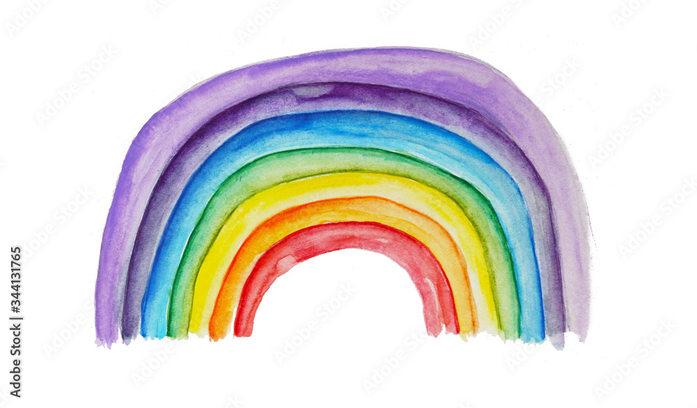 Bunter Regenbogen - rainbow als Symbol der Hoffnung in Zeiten der Krise ...