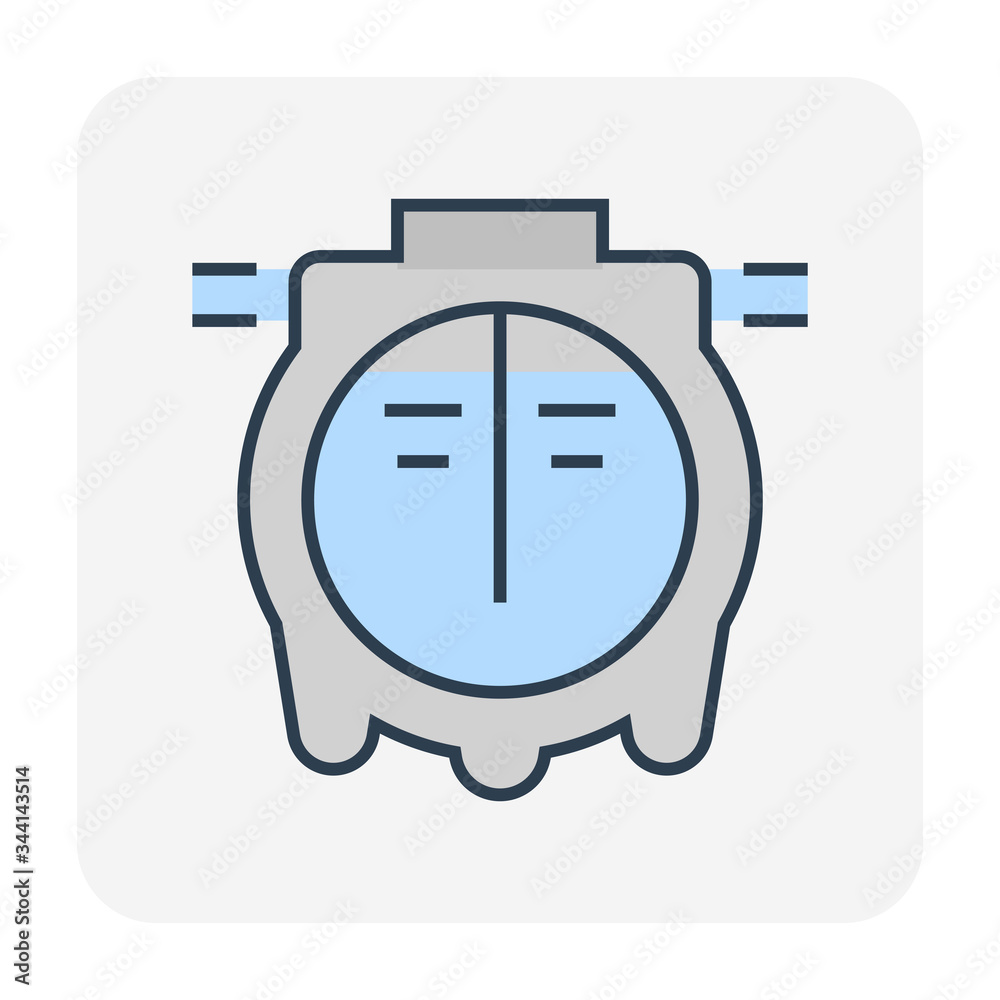 Septic tank vector icon. That sanitation equipment part of drainage ...