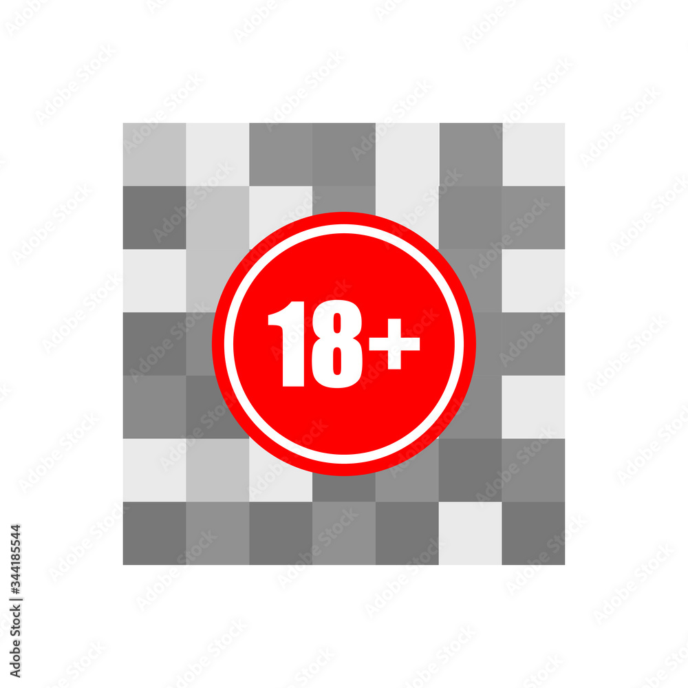 Censored pixel effect. Censor blur effect for sensitive content. Pixel ...