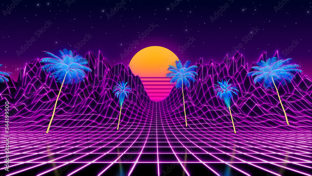 Neon Landscape