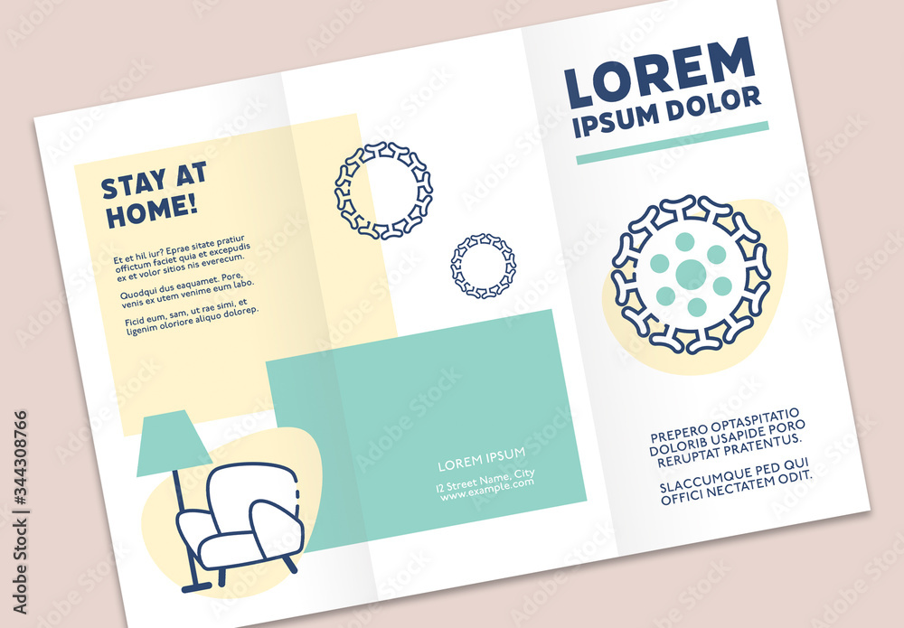 Trifold Flyer Layout Stock Template | Adobe Stock