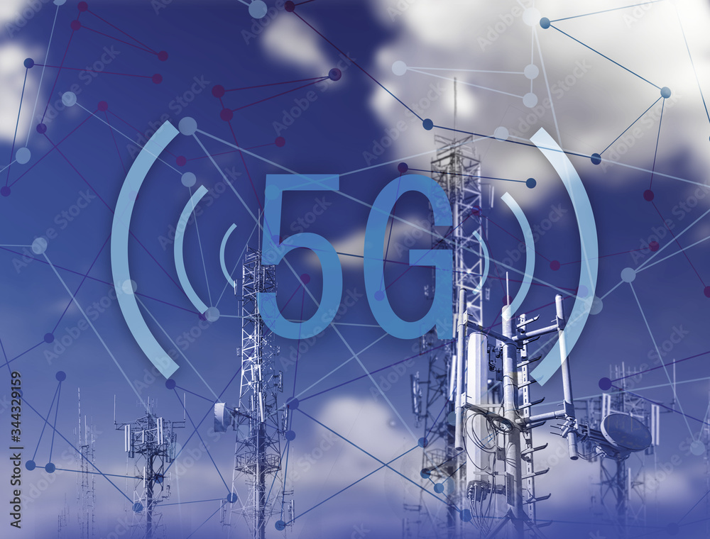 5G Network Stock Illustration | Adobe Stock