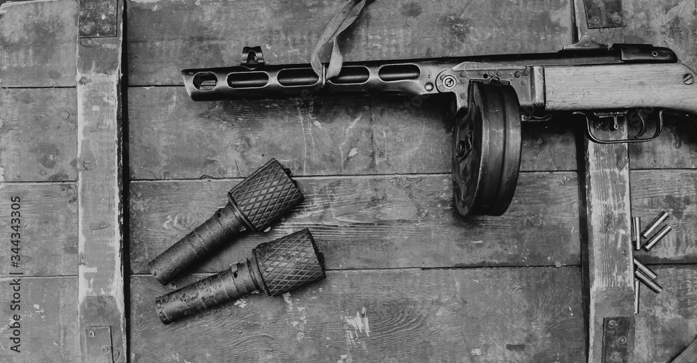 Weapons of the Soviet Army in World War II Stock Photo | Adobe Stock