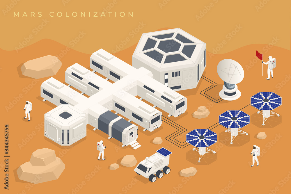 Isometric Mars Colonization, Biological terraforming, Paraterraforming ...