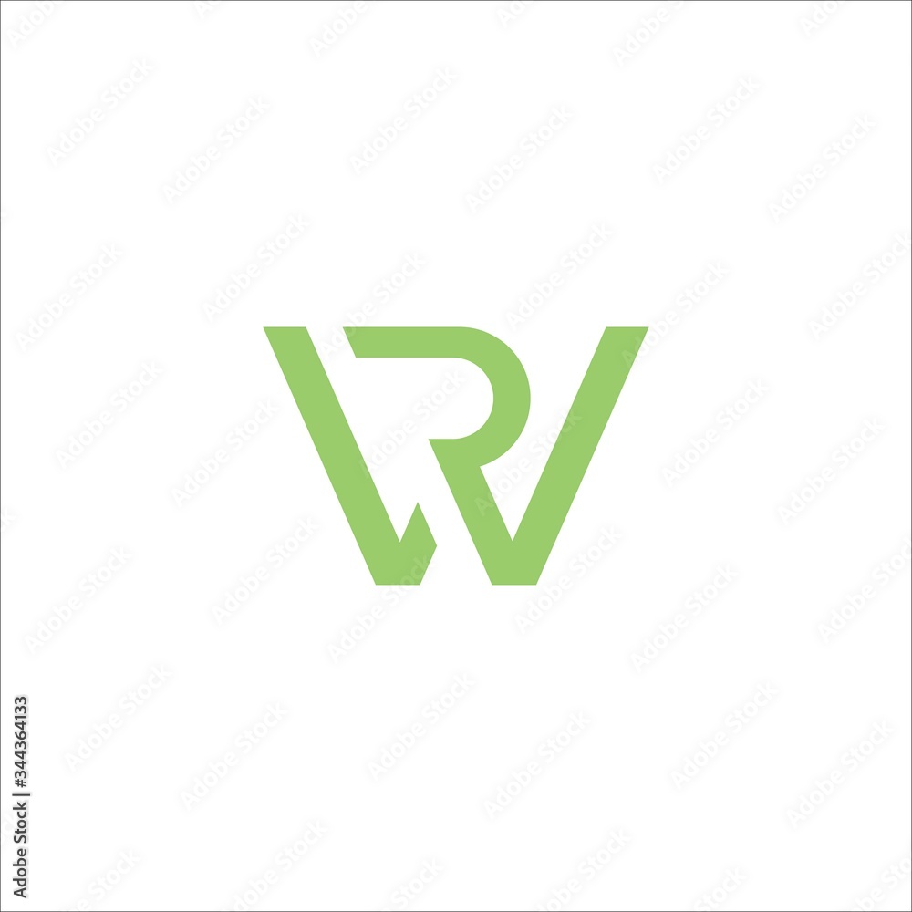 initial letter rw or wr logo vector designs Stock Vector | Adobe Stock