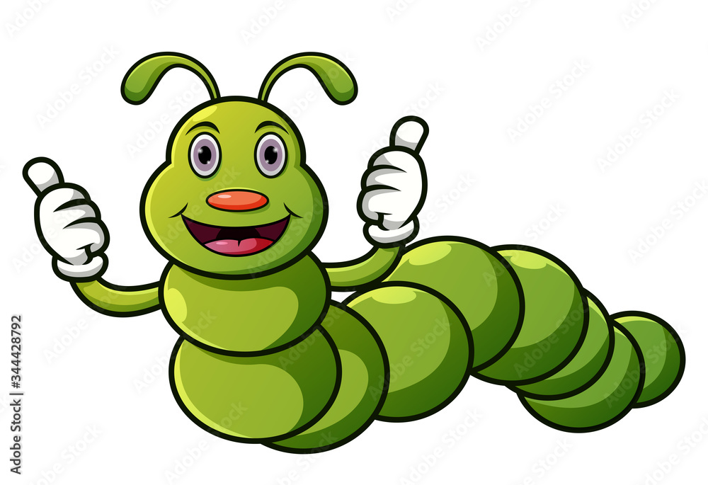 Free Animated Caterpillar Clipart Image