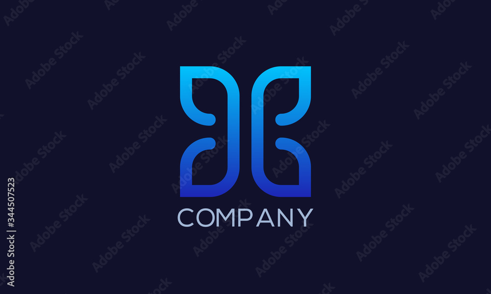 Letter H professional logo for all kinds of business Stock Vector ...