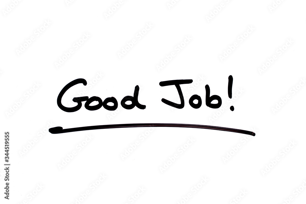 Good Job! Stock Illustration | Adobe Stock