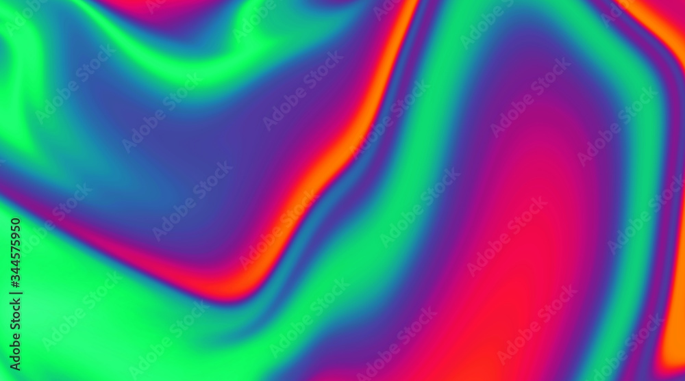 Trendy texture with polarization effect and colorful neon holographic ...