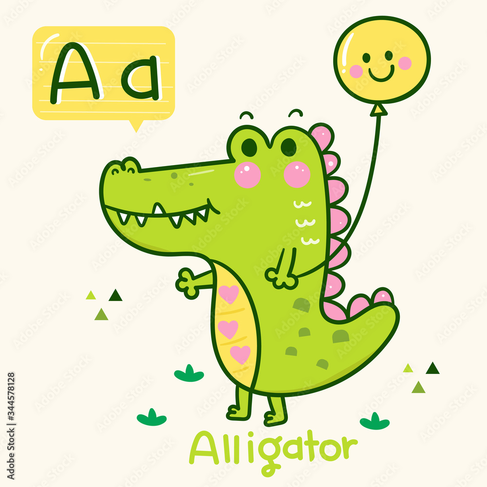 Cute Alligator Cartoon