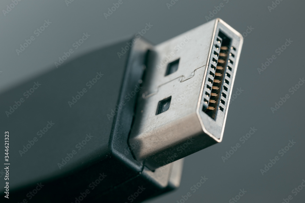 DisplayPort wire. DisplayPort Connector. Digital display interface ...