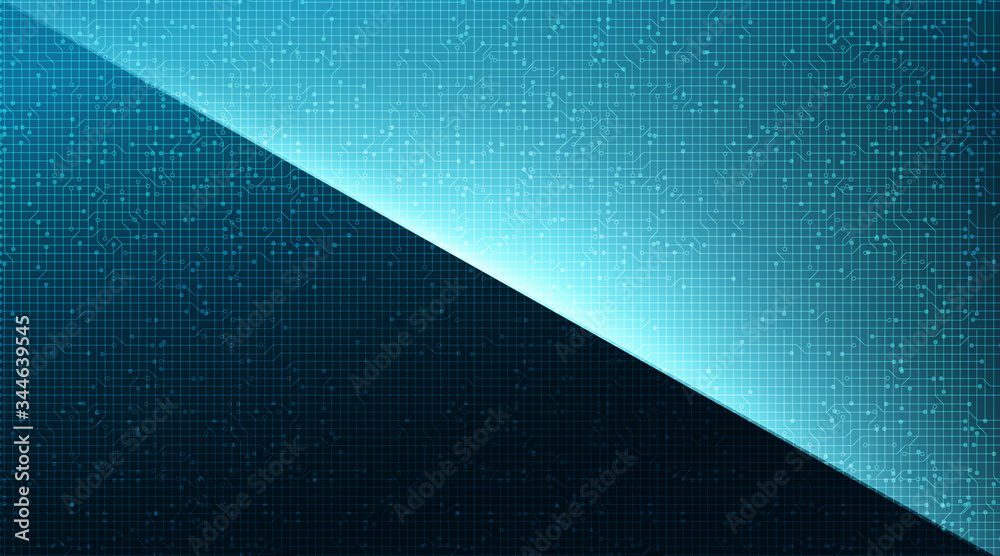 Light Blue Technology Background,Hi-tech Digital and security Concept ...