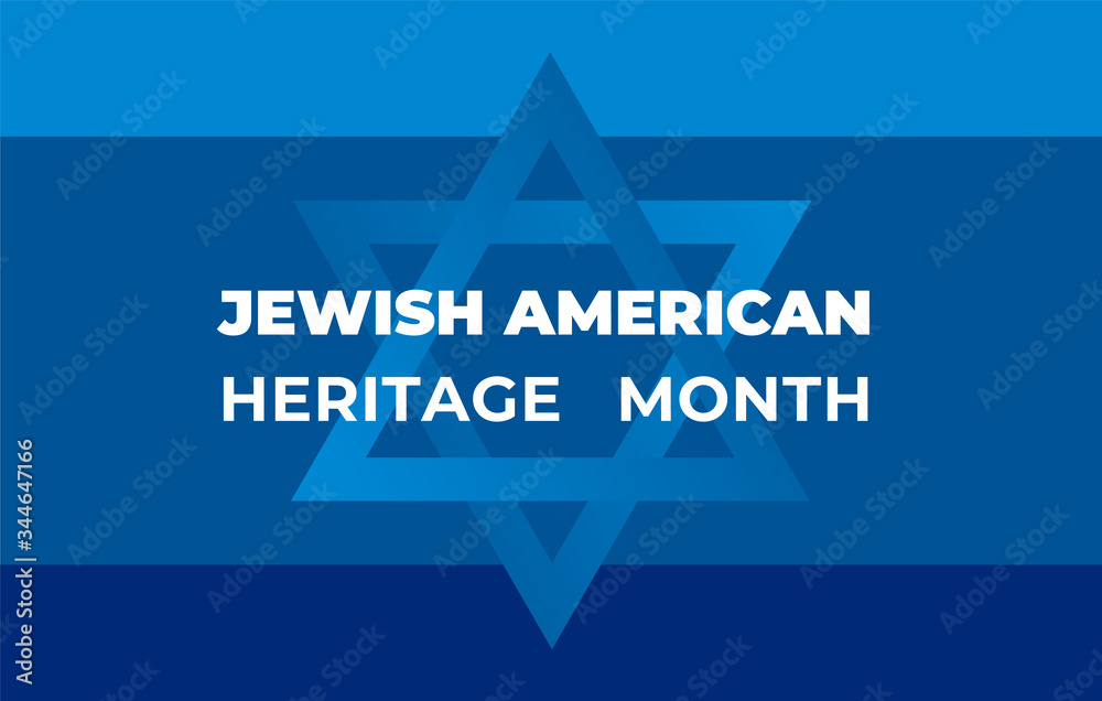 Jewish American Heritage Month. Vector banner, poster for social media ...