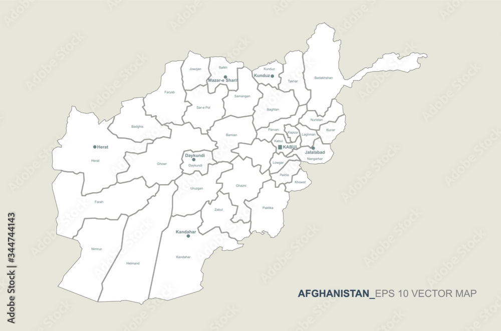 Poster afghanistan map – Wall Art | UkPosters