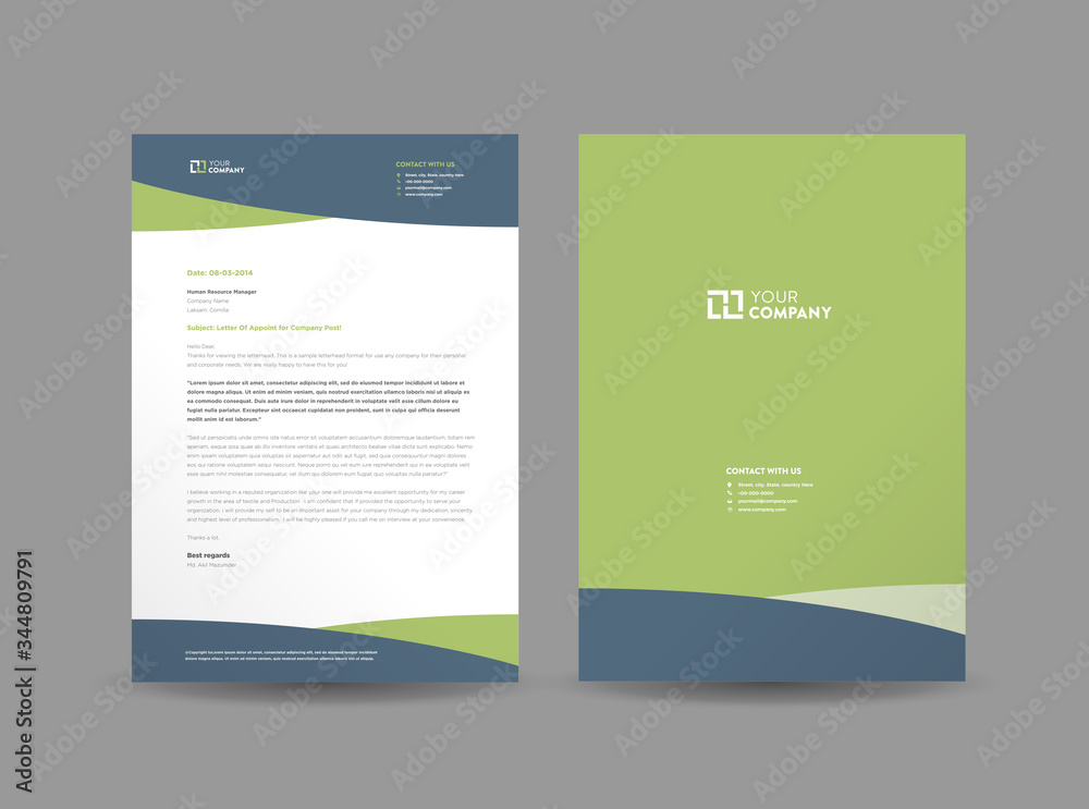 Corporate Business Letterhead Design | Corporate Identity | Business ...