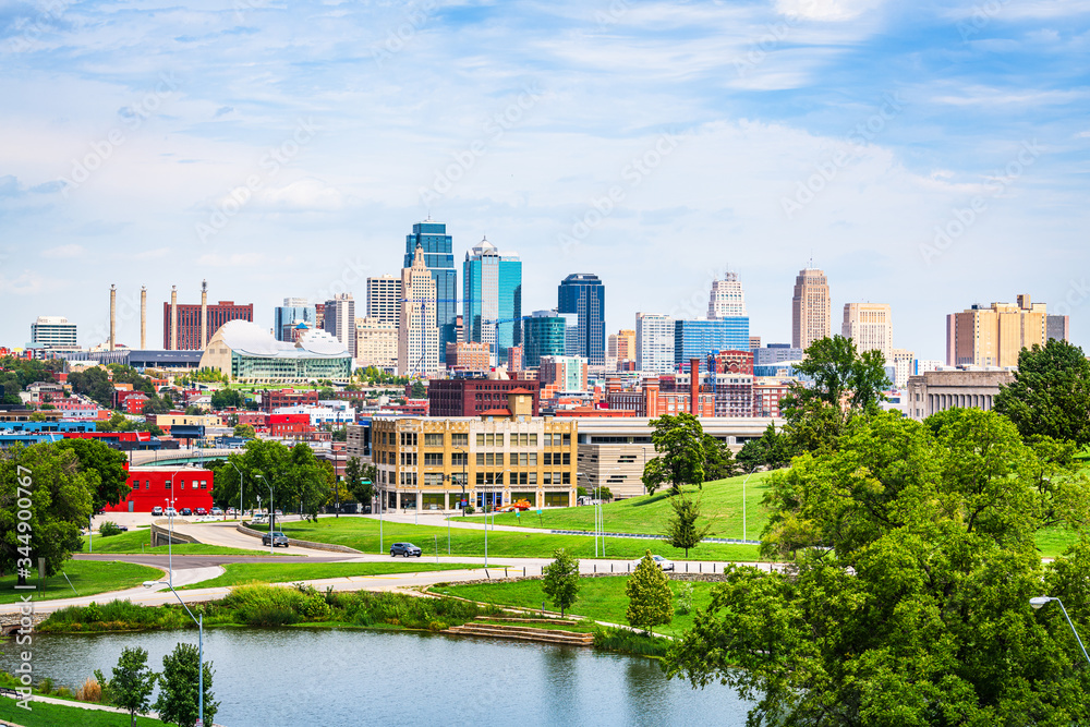 Kansas City, Missouri, USA downtown city skyline. Stock Photo | Adobe Stock