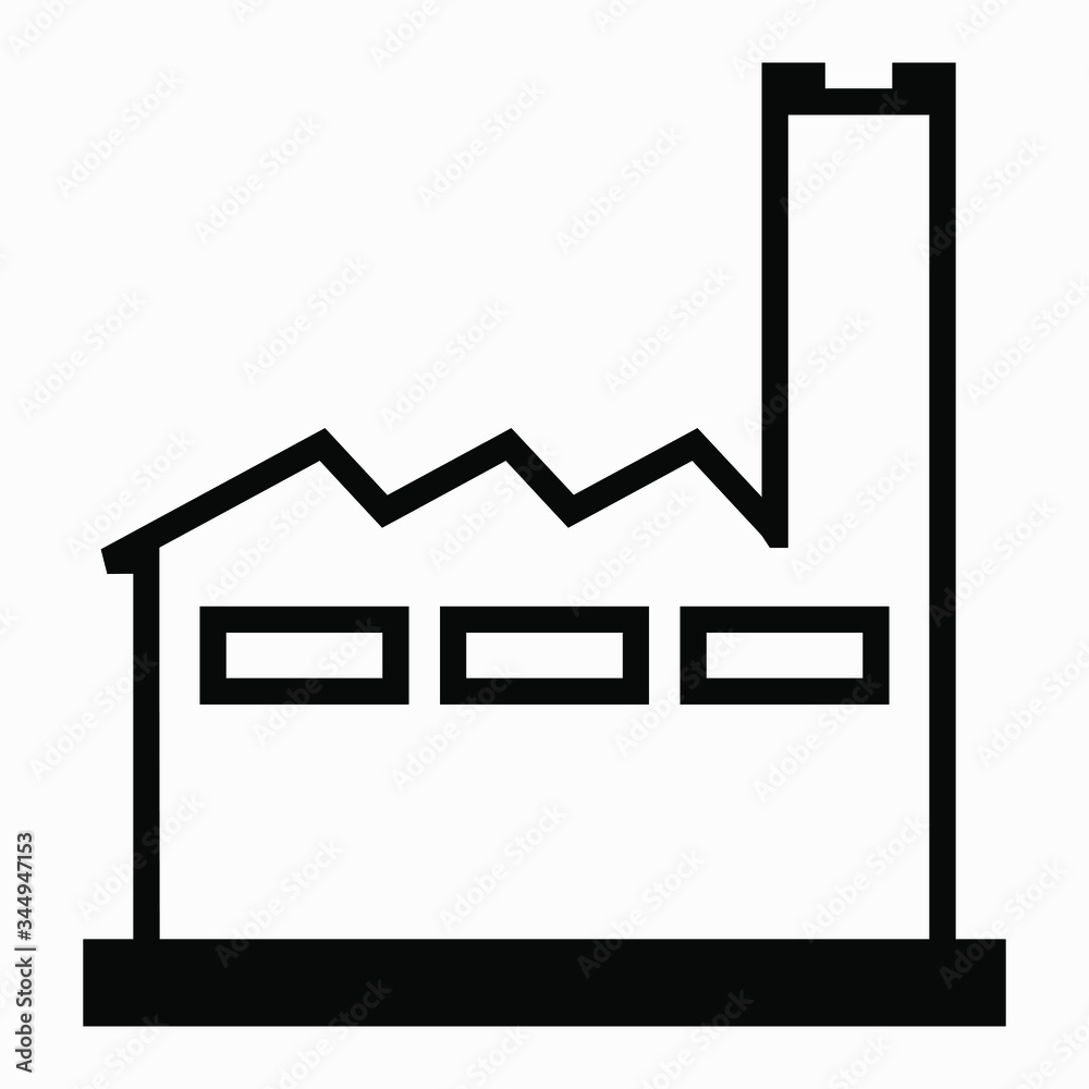Factory Building Icon