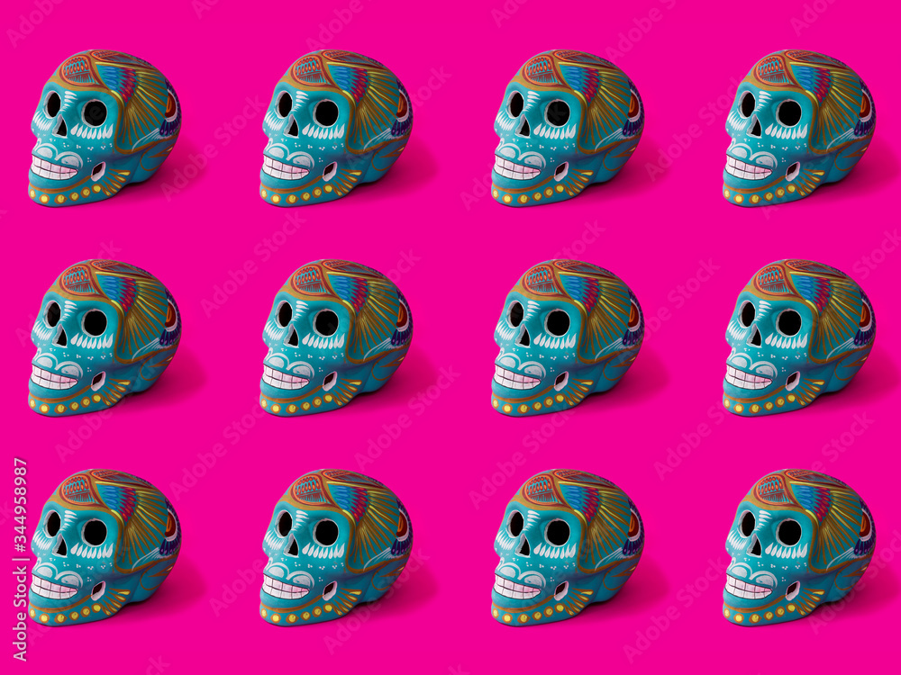 Mexican skulls Stock Photo | Adobe Stock