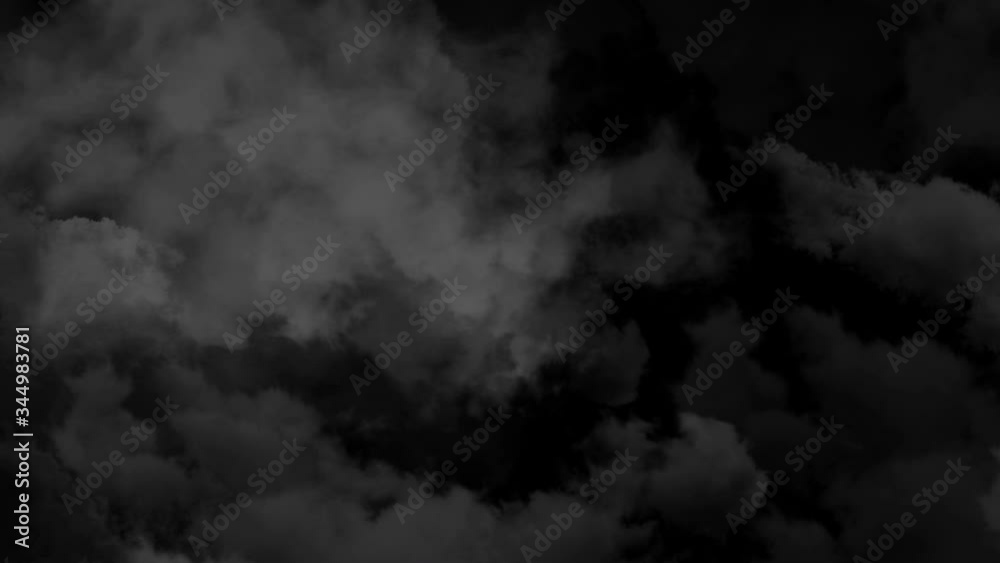 Atmospheric spooky halloween smoke seamless loop. Abstract magic haze ...