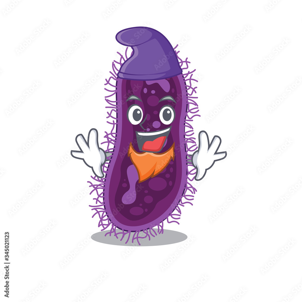 Cute picture of lactobacillus rhamnosus bacteria in Elf cartoon design ...