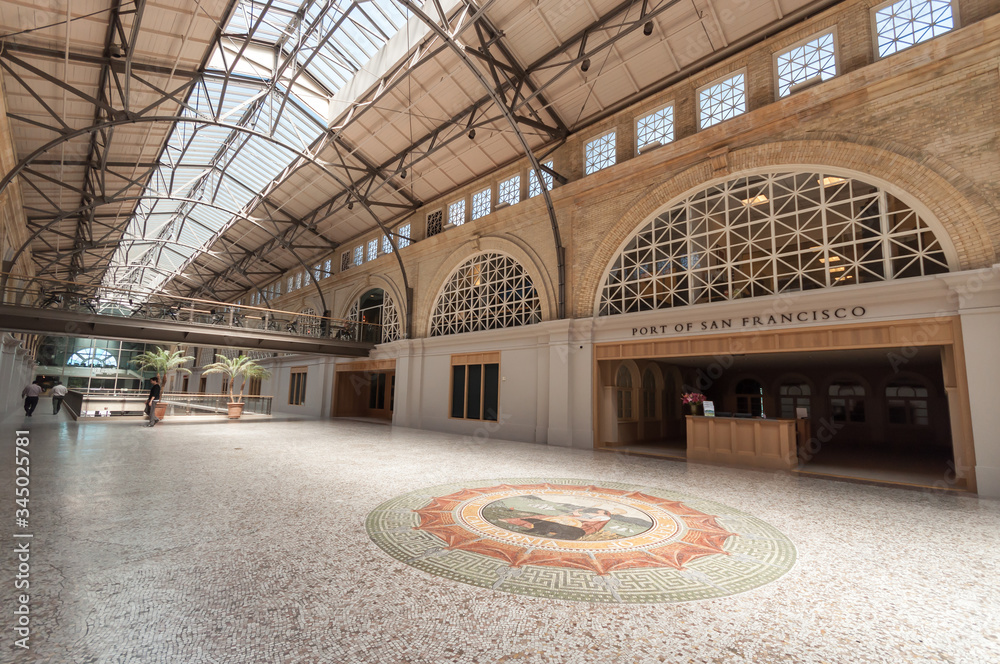 The Port of San Francisco. the Building is the terminal for ferries ...