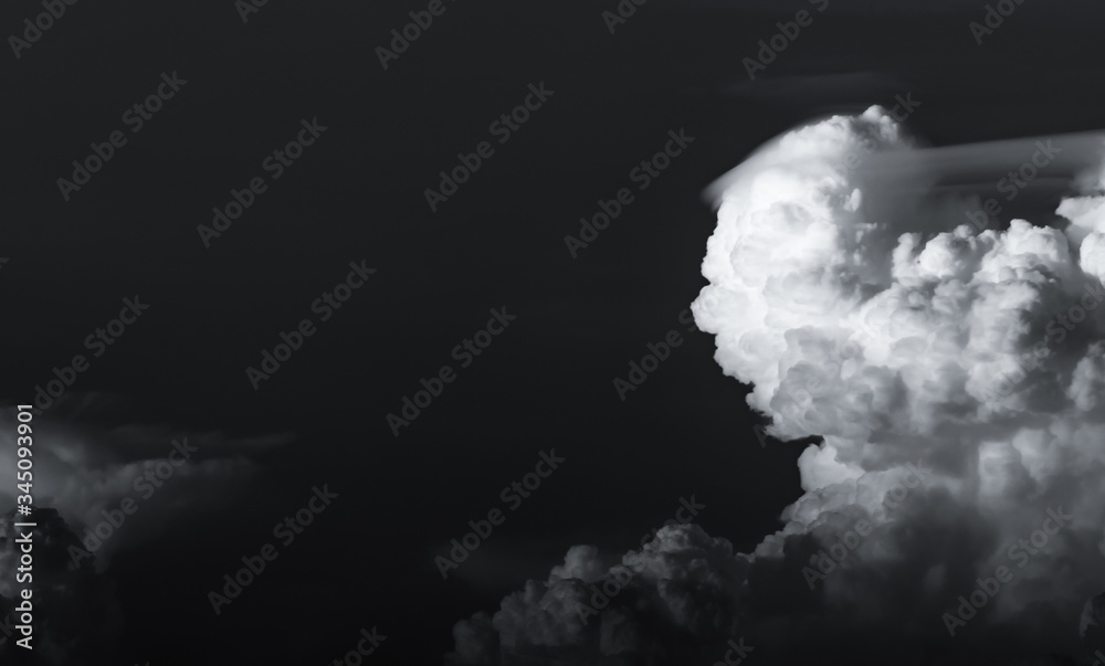 Dark dramatic sky and clouds. Background for death and sad concept ...