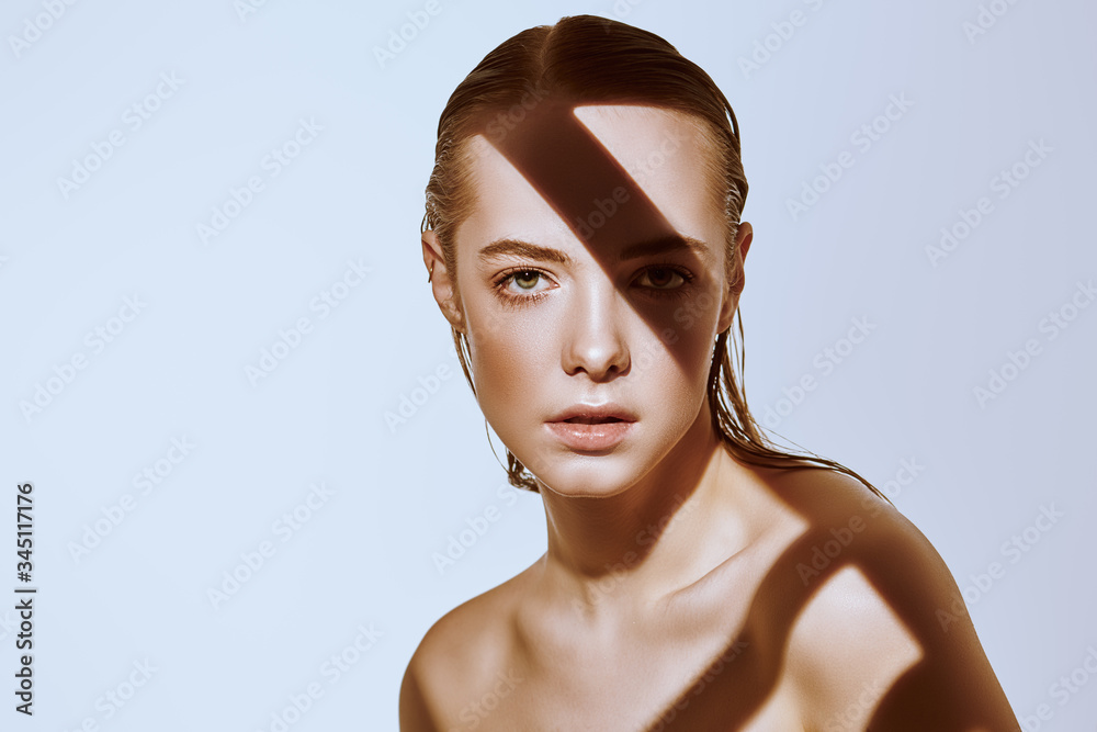 gentle female beauty Stock Photo | Adobe Stock
